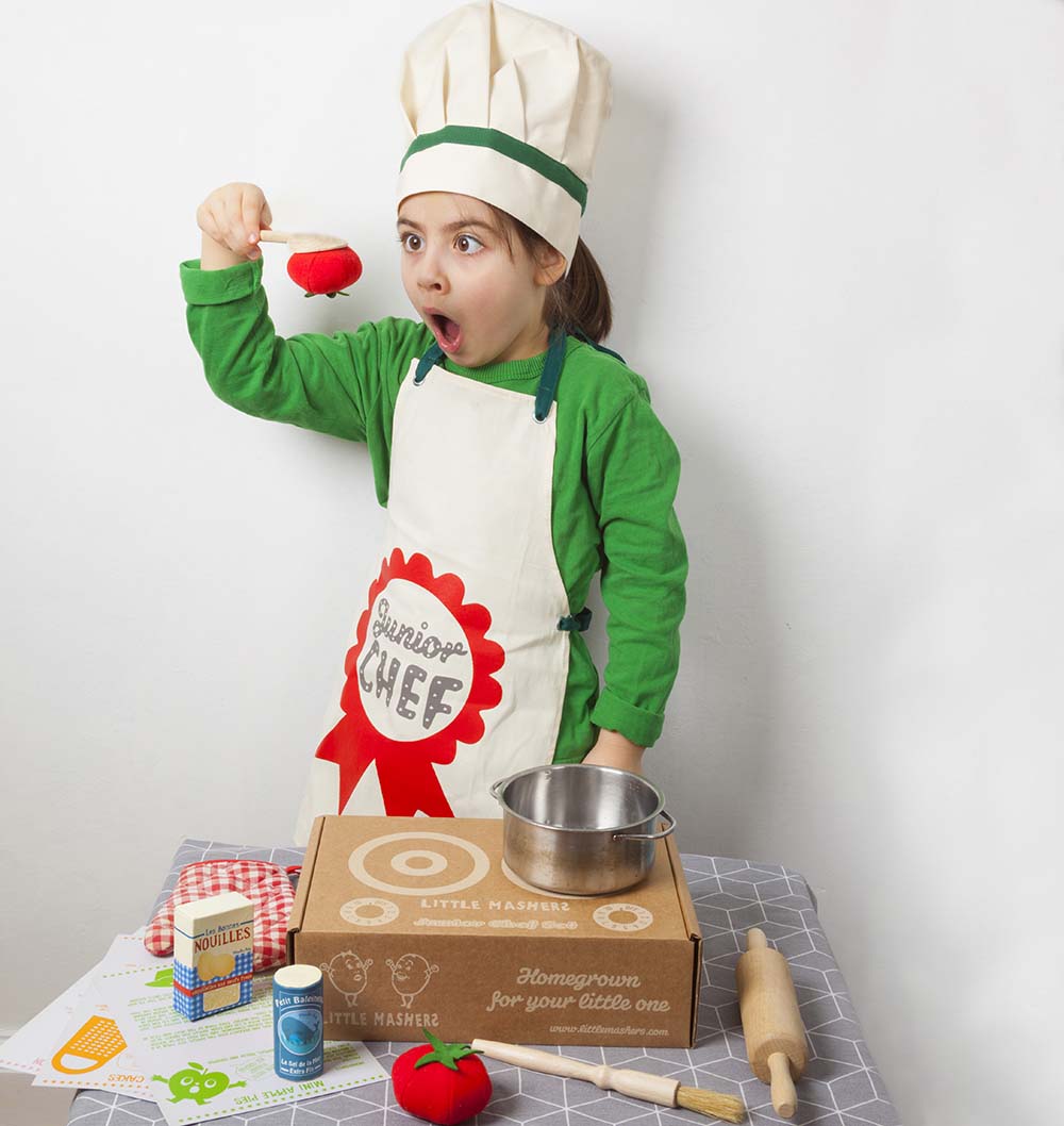 Kids chef set | cook set | junior chef design | Little Mashers
