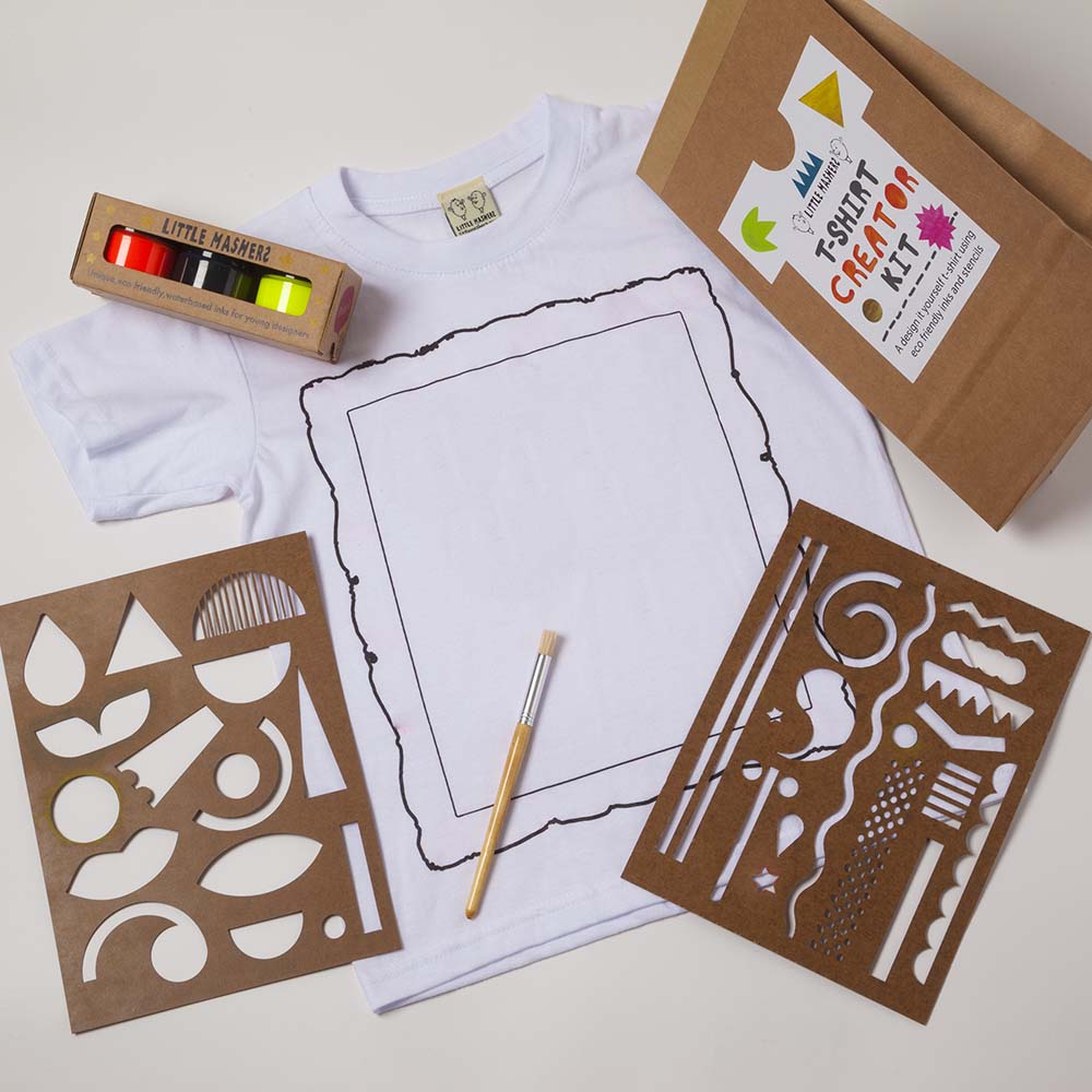 Creative kits | design your own portrait tshirt | Little Mashers