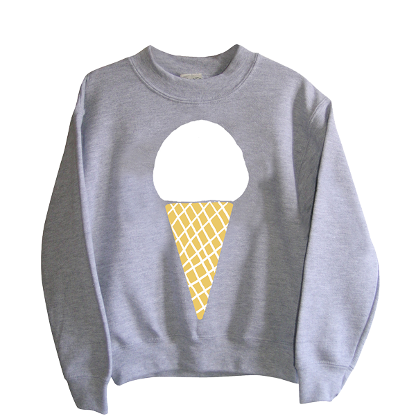 Graphic | unique | sweatshirt | ice cream design |Little Mashers
