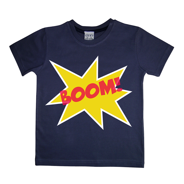 Graphic | unique | kids tshirt | boom |Little Mashers