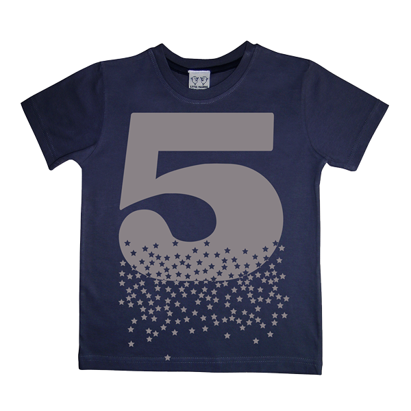 Graphic | unique | kids tshirt | age number five |Little Mashers