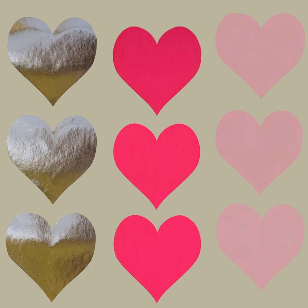 Lovely little things | large | heart | colourful | stickers | Little ...