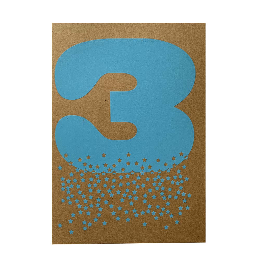 Lovely little things | number | three | card Little Mashers