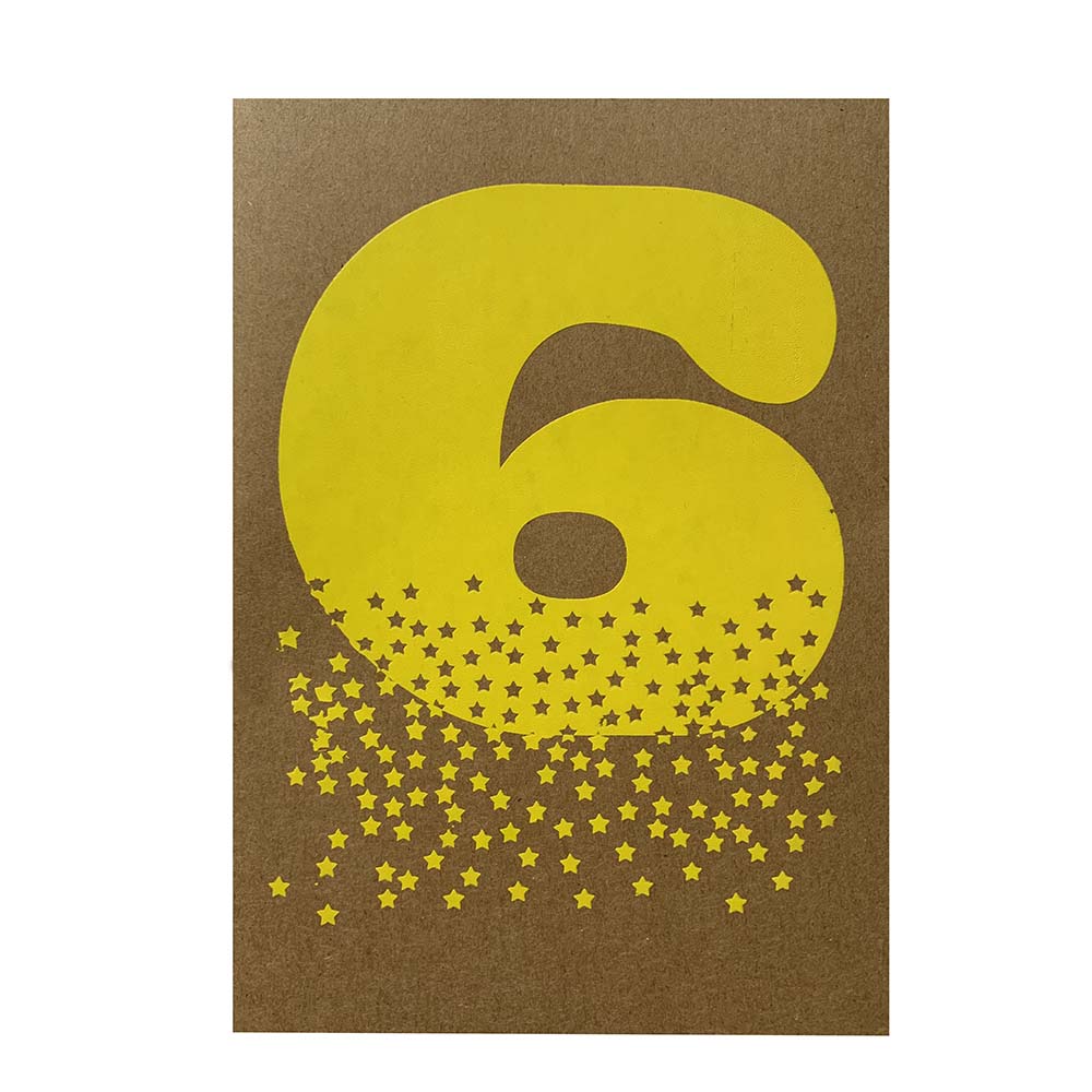 Lovely little things | number | six | card Little Mashers