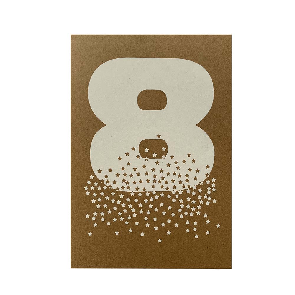 Lovely little things | number | eight | card Little Mashers