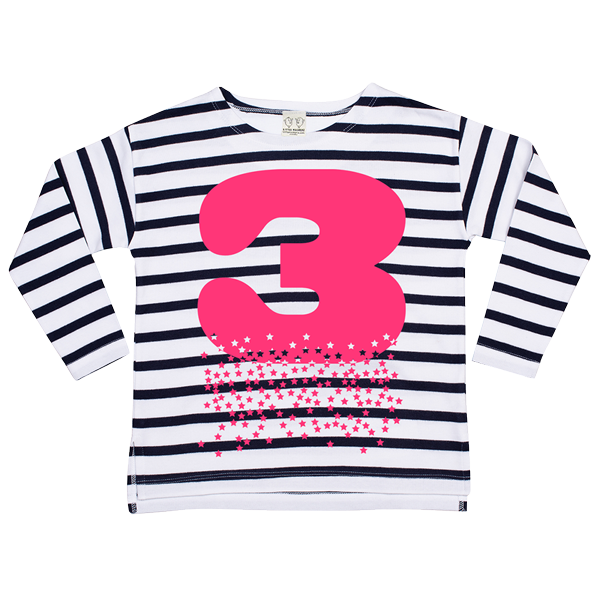 Graphic | unique | kids tshirt | age number three |Little Mashers
