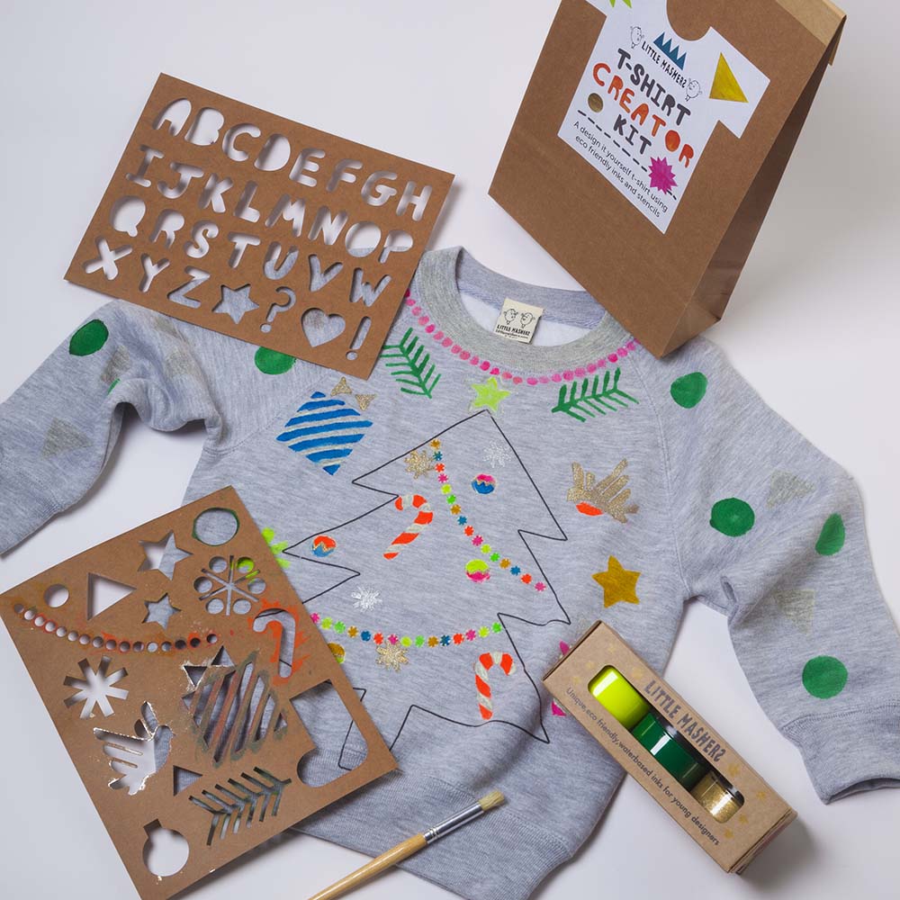 Design your own xmas sweatshirt | Creative kit | Little Mashers