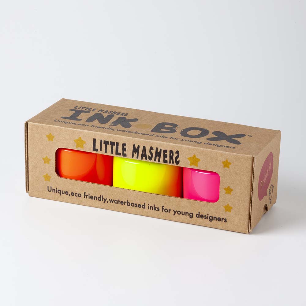 Fabric inks | neon | yellow | pink | orange | eco friendly inks ...