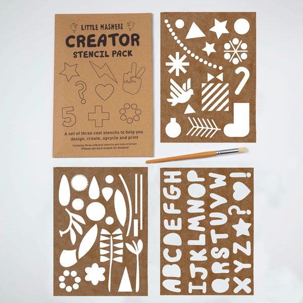 Non plastic stencils | xmas | nature | alphabet | Little Mashers